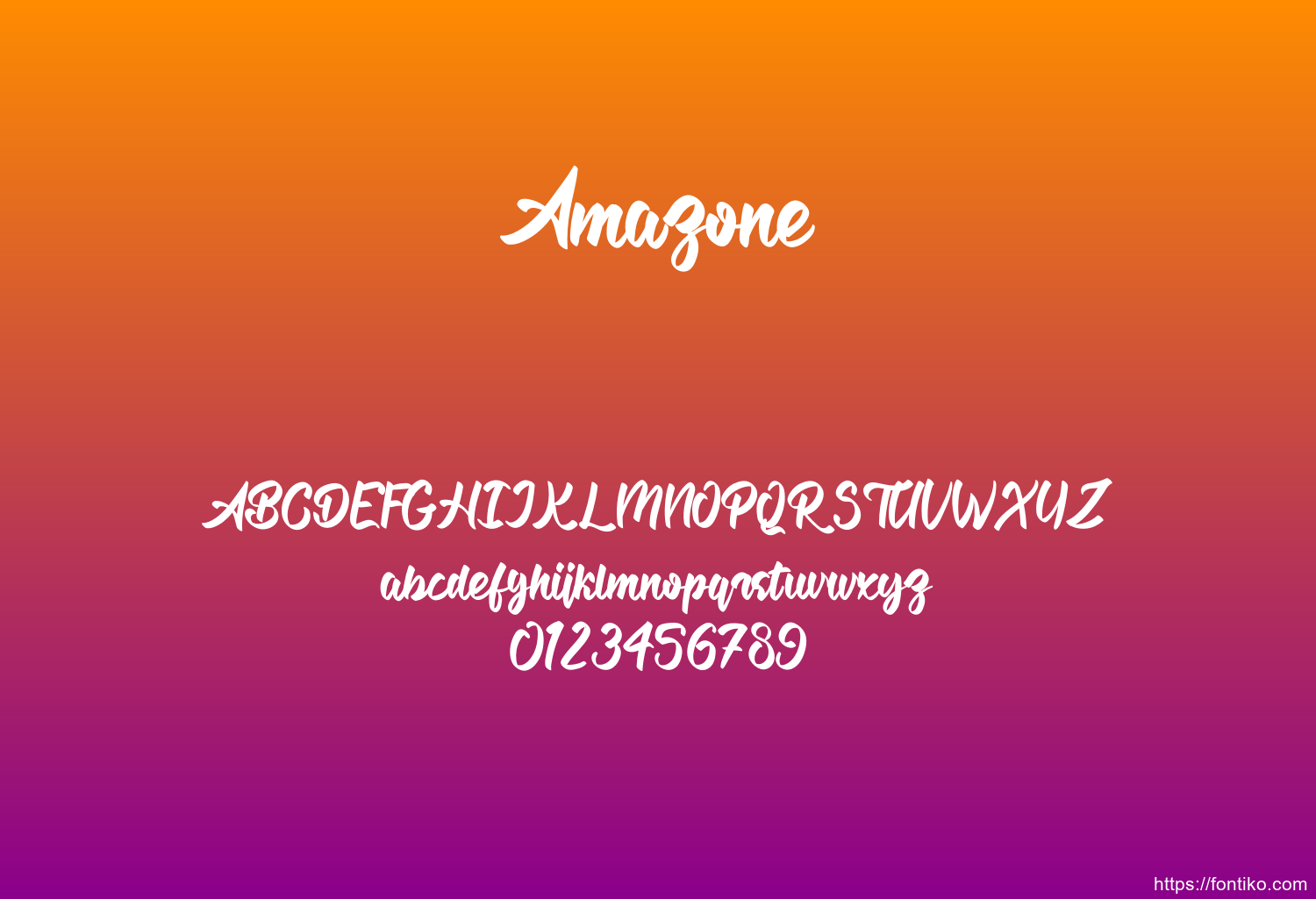 Amazone font [OTF - TTF] | fontiko.com